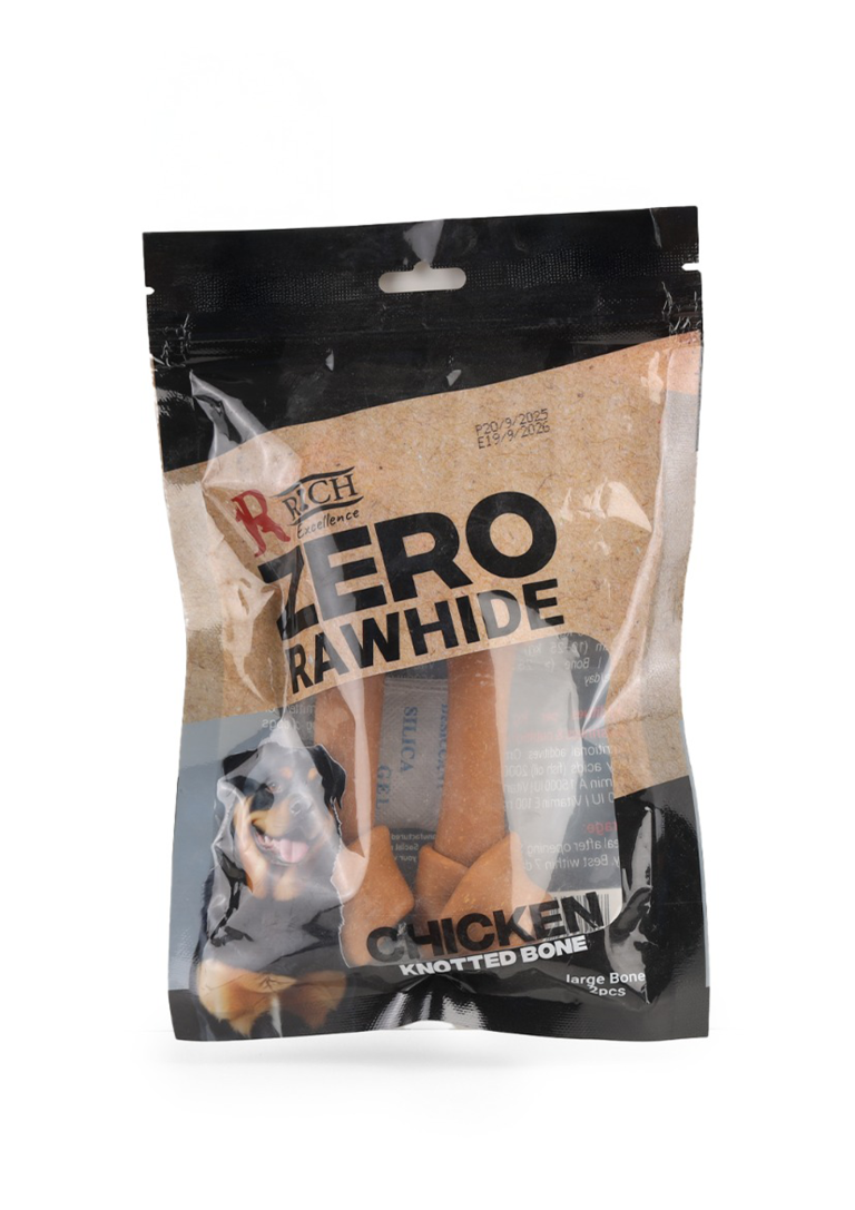 Rich Excellence Zero Rawhide Chicken Large Bone 2 pec – 7pets